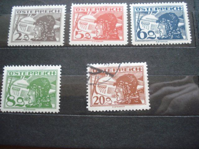 Österreich 5 alte Flugpostmarken */o | Kaufen auf Ricardo