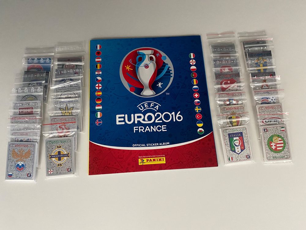 Panini komplett Set. EM 2016. Seltene Version (Gebraucht) in Hergiswil ...