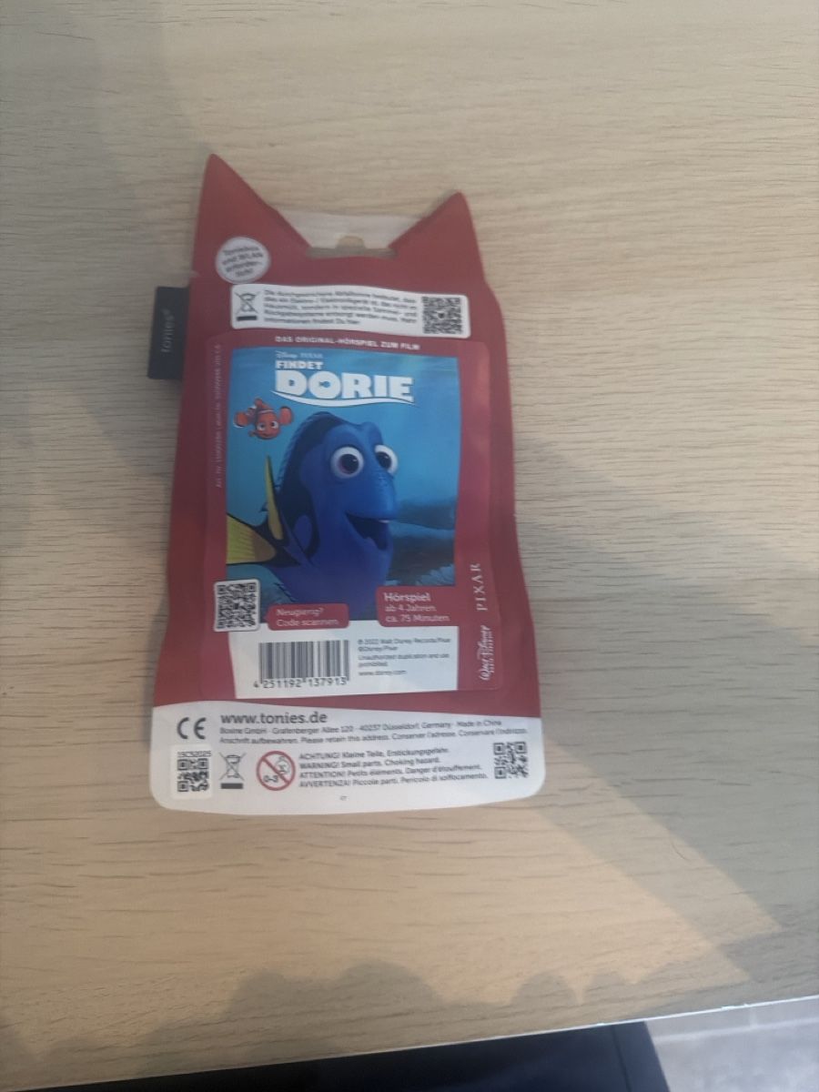 Tonie Figur Findet Dorie - Hörspielspass für Kinder! (Neu und ...