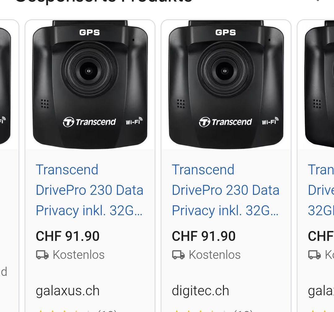 Transcend DrivePro 230 Dashcam - Top Zustand, Full HD (Neu und ...
