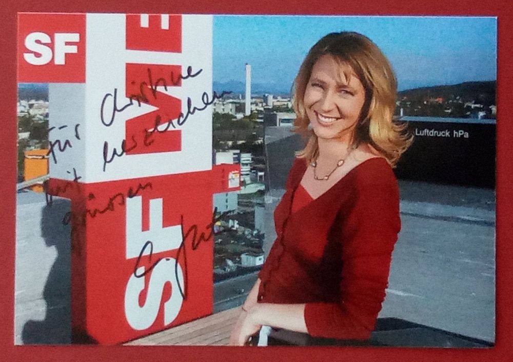 Christine Jutz SF Meteo Autogramm signiert Foto 10x15cm (Gebraucht) in ...