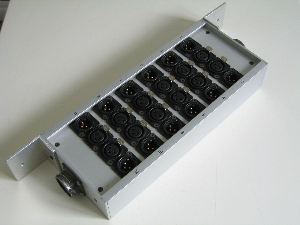 3-pol XLR Studio/Stage Verteiler-Box (Gebraucht) in Zürich für CHF 3 ...