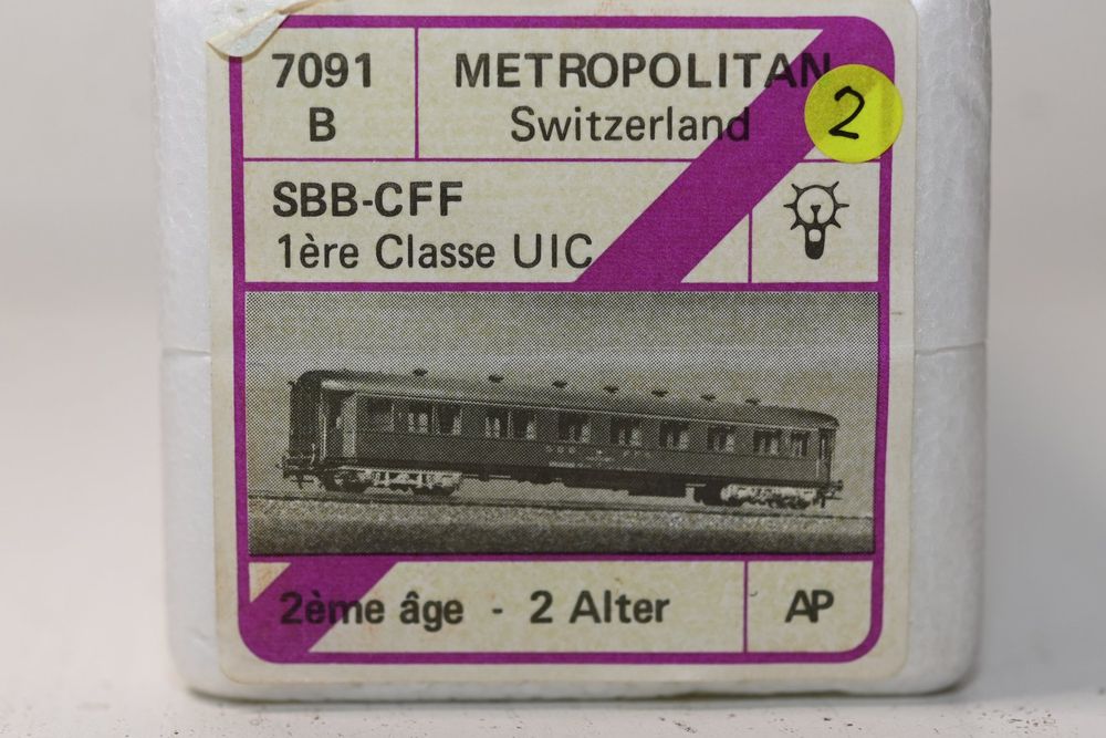 SBB-CFF Personenwagen 1Kl. Metropolitan H0/DC | Kaufen auf Ricardo