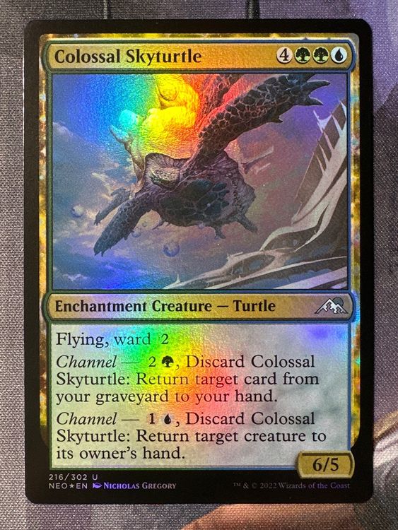 Colossal Skyturtle FOIL Kamigawa Boosterfrisch (Neu (gemäss ...