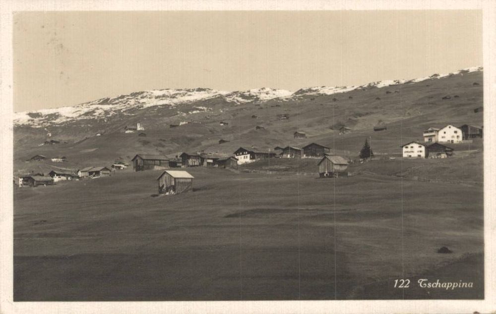 Tschappina, Fotokarte, gel. 1934 (Gebraucht) in Luzern für CHF 2 – mit ...