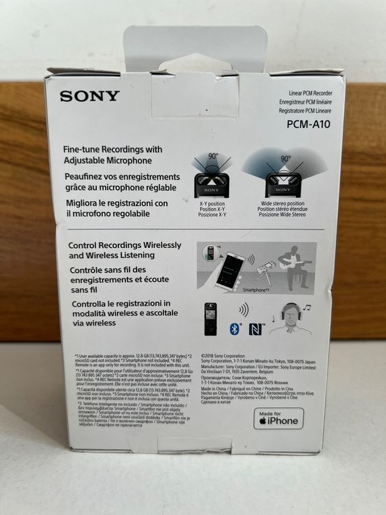 Sony PCM-A10 / Linear PCM Recorder | Kaufen auf Ricardo
