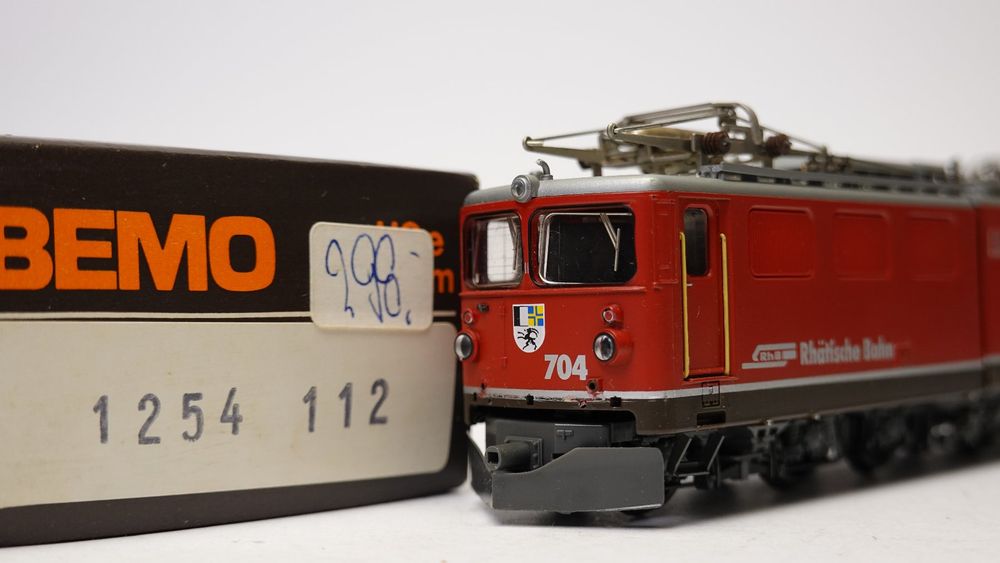 e13 Bemo 1254 112 RhB Ge 6/6 II E-Lok Davos 704 | Bastelware | Kaufen auf Ricardo