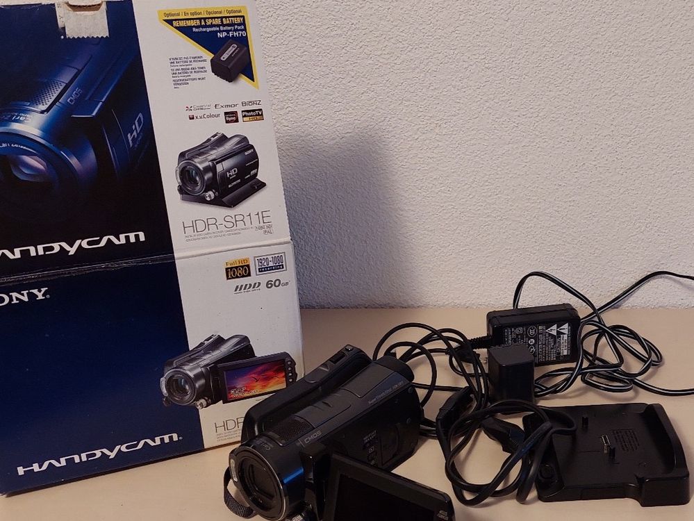 Handicam Sony HDR-SR11E (Gebraucht) in Jona für CHF 80 – mit Lieferung ...