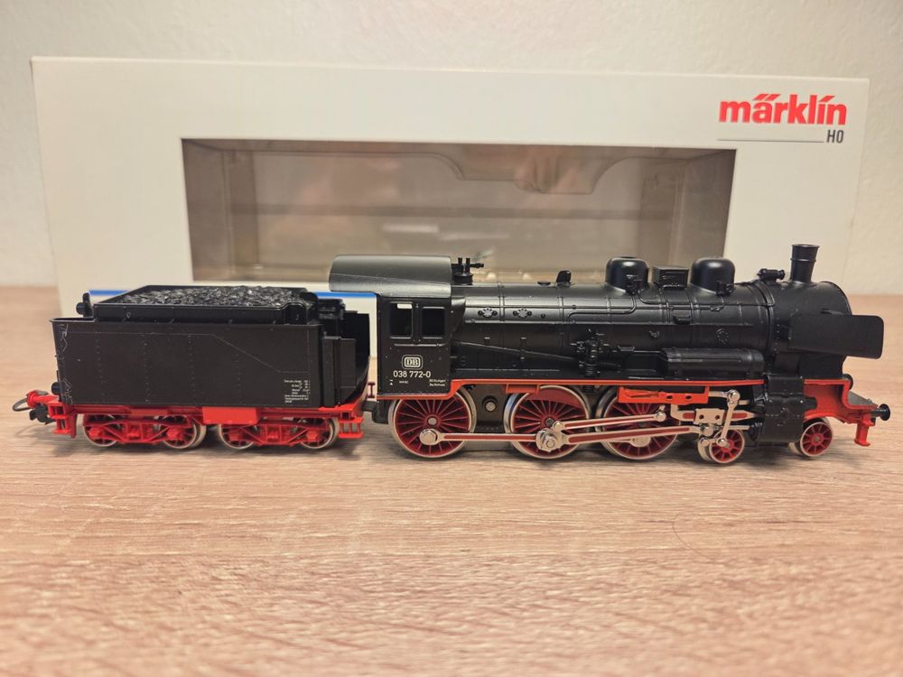 Märklin 3099 Dampflok BR 038 DB Digital H0 (Neu und originalverpackt) in St-Aubin-Sauges für CHF ...