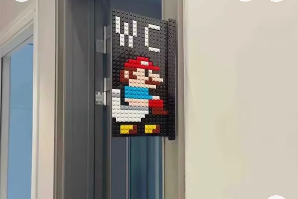 Super Mario Lego WC Schild - Handgemacht und Einzigartig! (Neu und ...