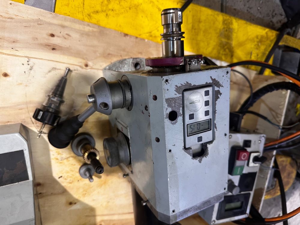 Optimum BF20 Spindel SK20 / Fräskopf + SK20 Aufnahmen (Gebraucht) in ...