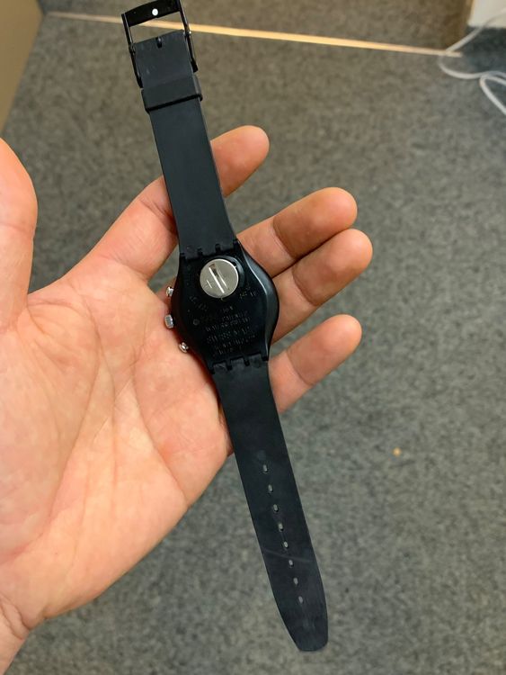 SWATCH Black Friday SCB100 très rare / sehr selten und neu (Neu (gemäss ...