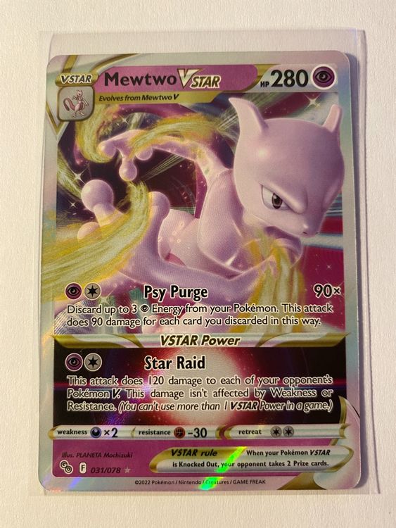 Pokemon Mewtwo VStar 031/078 Pokemon Go EN | Kaufen auf Ricardo