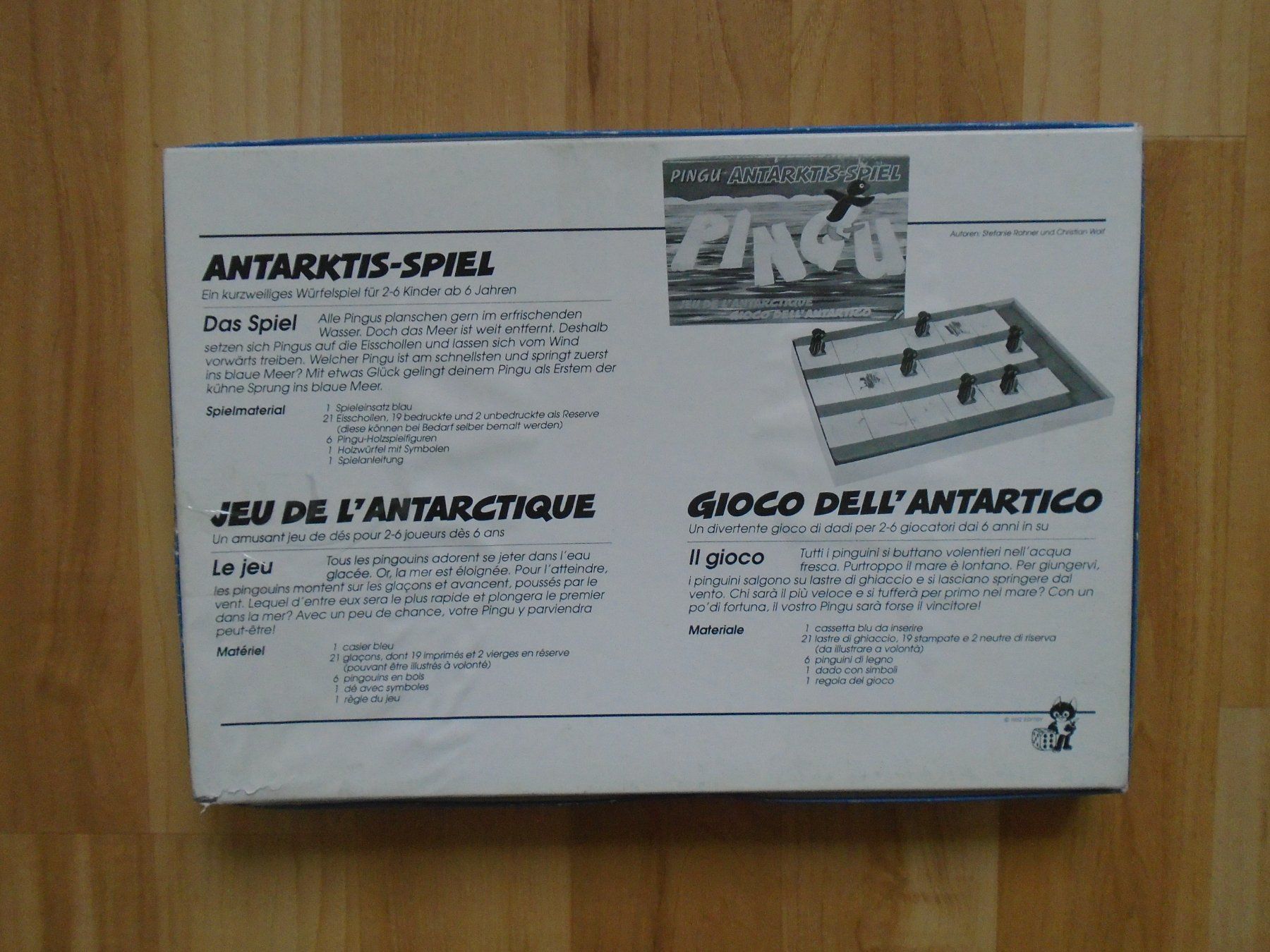 PINGU - Antarktis Spiel * vintage Würfelspiel von 1992 (Gebraucht) in ...