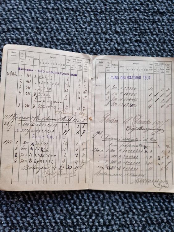 Schiessbüchlein, Livret de Tir, Militär, Militaria, 1899 (Gebraucht) in Dürnten für CHF 25 – mit ...