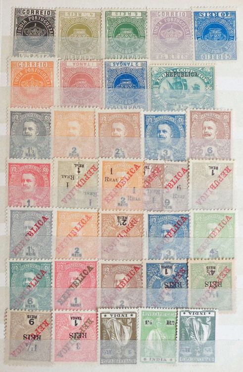 INDIA PORTUGUESA: Ungebrauchte Marken */(*) (Gebraucht) in Le Locle für ...