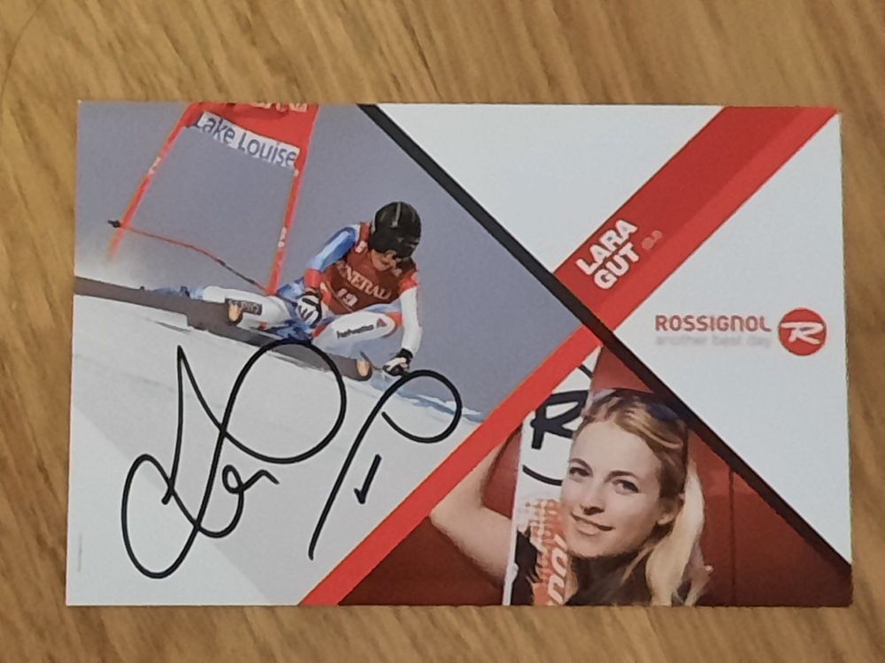 Lara Gut- Behrami / orig. Autogrammkarte | Kaufen auf Ricardo