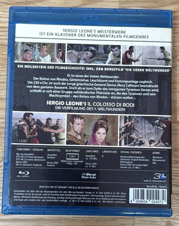 Der Koloss von Rhodos (50th Anniversary Edition) Blu-ray (Gebraucht) in Zürich für CHF 12 – mit ...