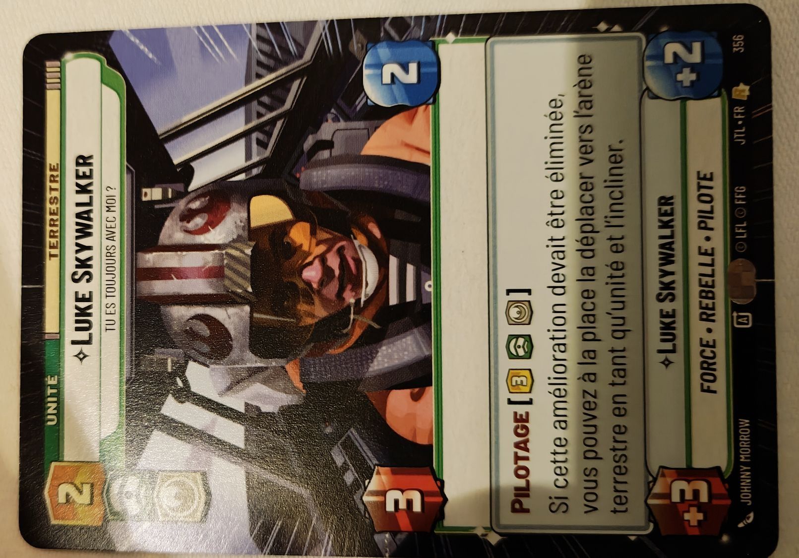 Carte Star Wars Destiny - Luke Skywalker Rare - Pilote (Neuf (Voir ...