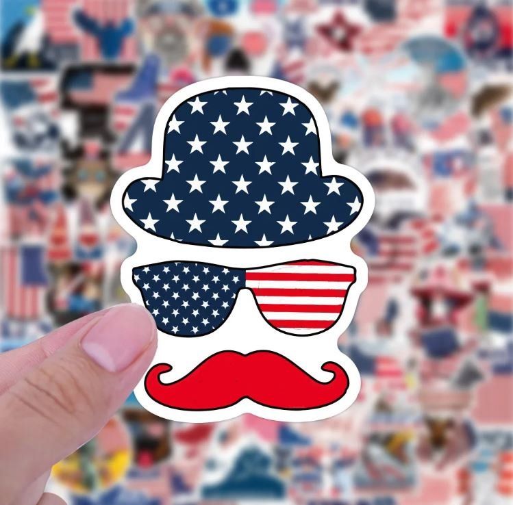 50 tlg Stickerset USA Trump Stickerbomb Aufkleber New York (Neu und ...