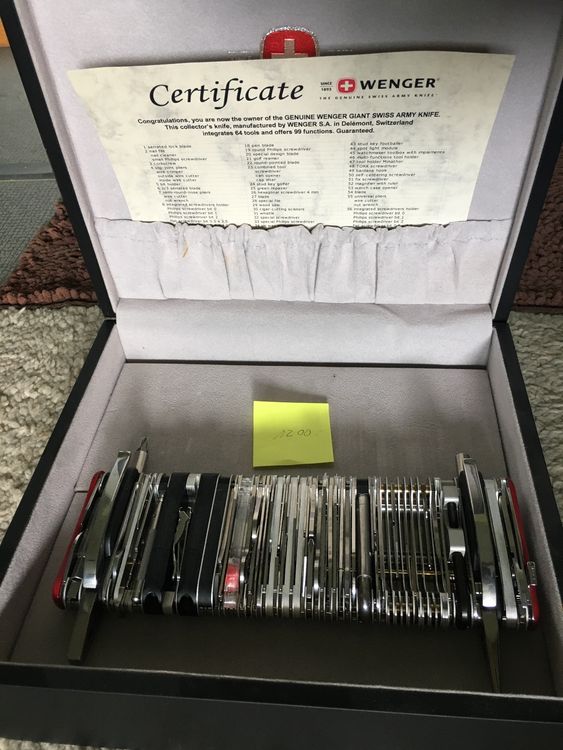 Wenger Giant Swiss Army Knife (Gebraucht) in Röthenbach i. E. für CHF ...