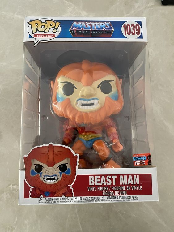 Funko Pop Master of the universe Beast Man 10 INCH (Neuf avec emballage ...
