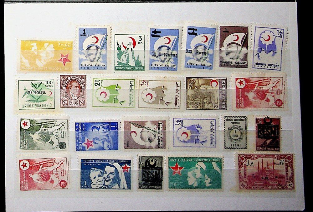 TURQUIE TIMBRES CROIX ROUGE NEUFS/A120 (Neuf (Voir description)) à pour ...