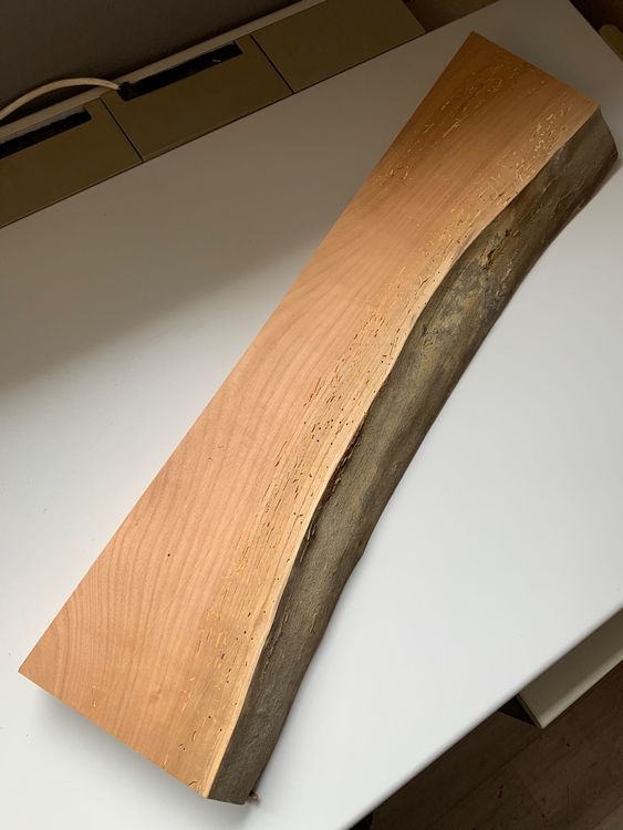 Kirschbaum Brett Holzbrett Rift gehobelt mit Wurmlöcher (Neu und ...