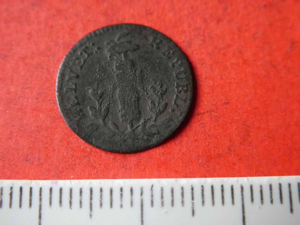 Helvetische Republik 1800, 1 Rappen (Gebraucht) in Hinterforst für CHF 6 – mit Lieferung auf ...