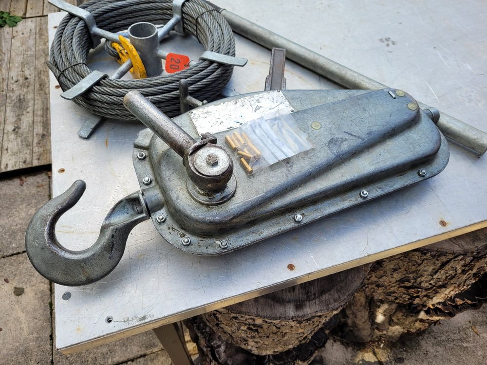 HABEGGER - Seilzug 1500 Kg - mit 20m Drahteil | Kaufen auf Ricardo