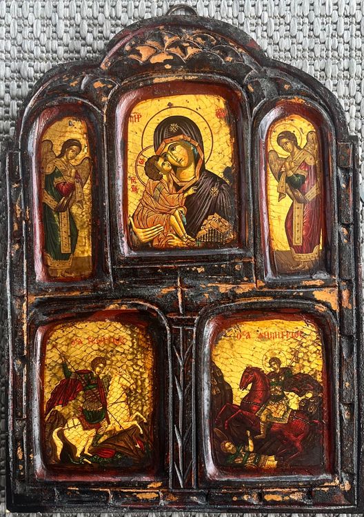 Alte Russische Ikone mit Heilige Szene (Gebraucht) in Root für CHF 60 – mit Lieferung auf ...