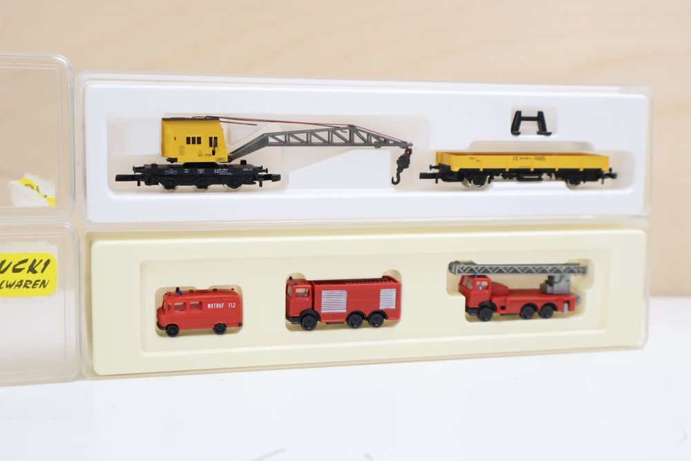 Märklin mini club Feuerwehr Set + Kranwagen - 8917 / 8657 | Kaufen auf ...