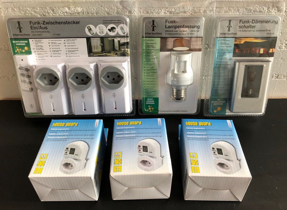 LOT Dämmerungsschalter INTERTECHNO + STEFFEN (Neu und originalverpackt) in Egg b. Zürich für CHF ...