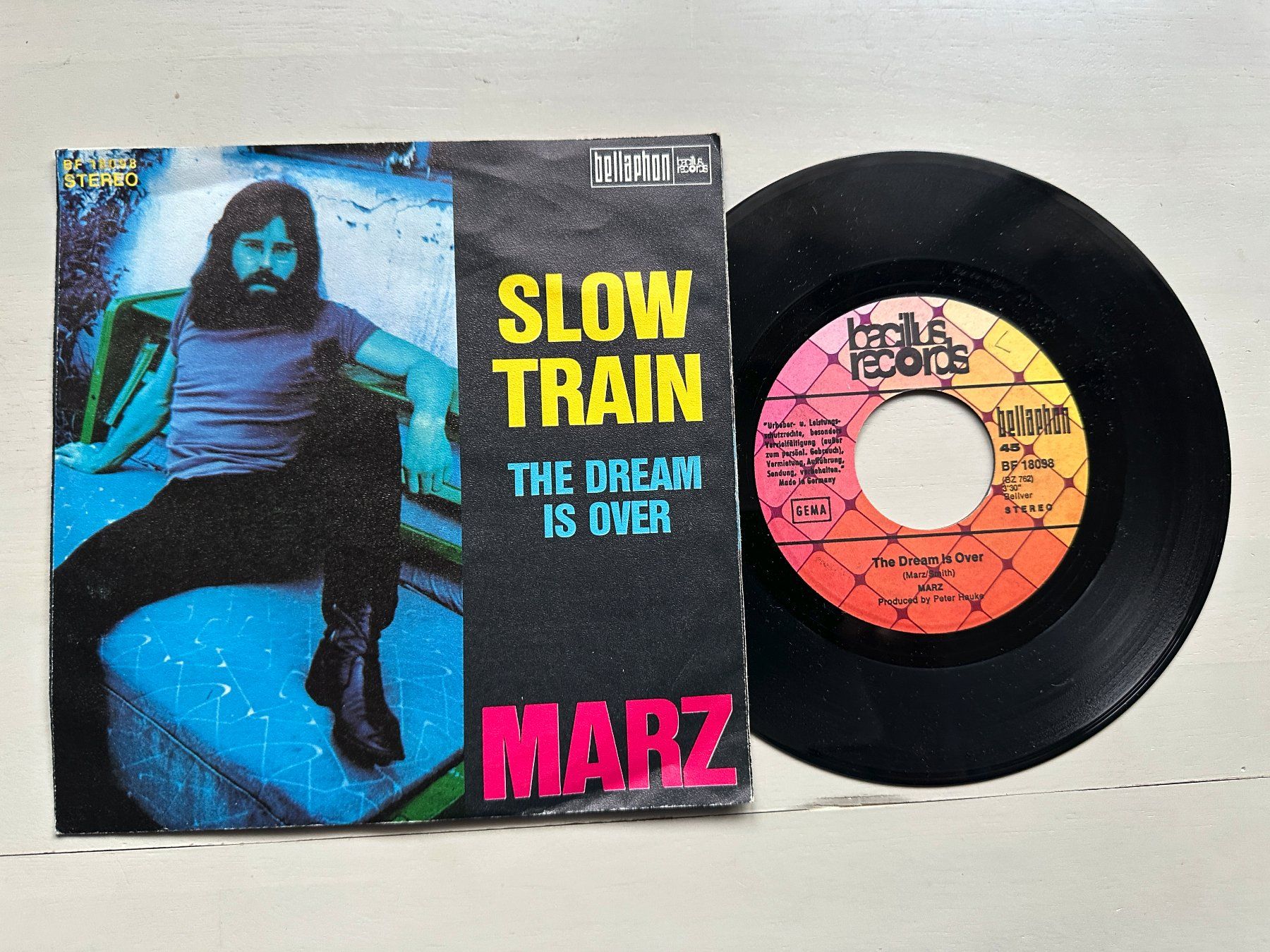 RAINER MARZ rare Slow Train Single Krautrock Progress Blues (Gebraucht ...