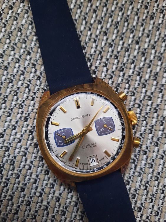 Daniel Perret Chronograph Vintage Ab 1.- Chf. | Kaufen auf Ricardo