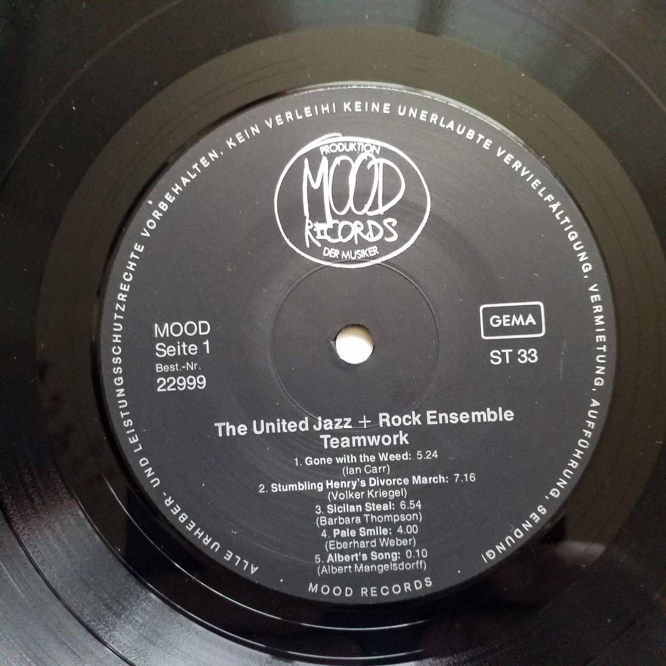 THE UNITED JAZZ + ROCK ENSEMBLE - 1978 press - NEW - (Neu (gemäss ...