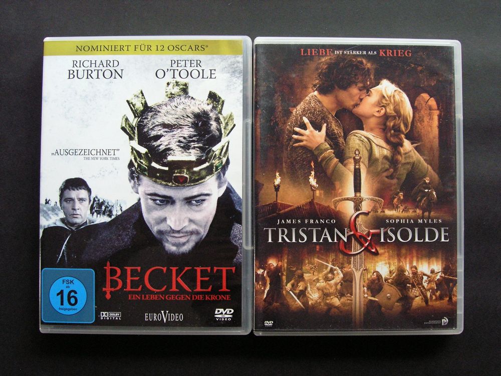 2 DVD Set BECKET & TRISTAN & ISOLDE (Gebraucht) in Zuzwil SG für CHF 8.5 – mit Lieferung auf ...