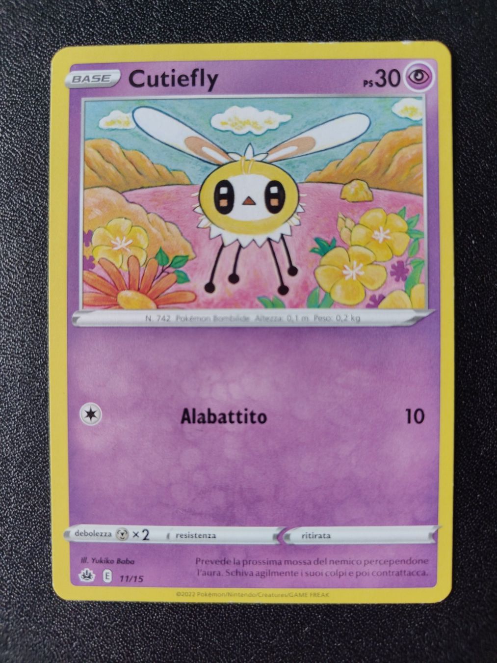 Cutiefly 11/15 Pokémon McDonald's Match Battle 2022 IT ab 1 (Gebraucht ...