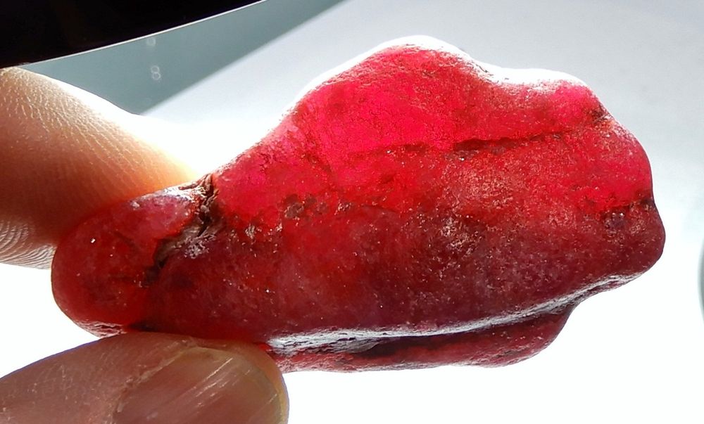 Echter grosser natürlicher Roh-Rubin (Neu (gemäss Beschreibung)) in ...