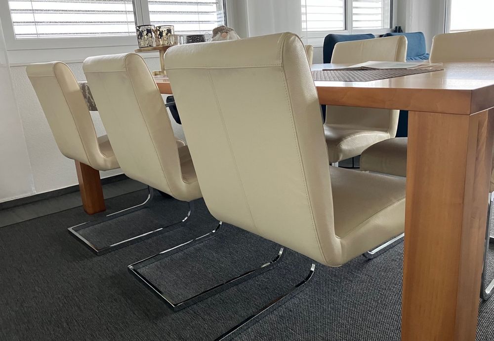 6 Ledersessel Lederstuhl Stuhl Freischwinger (Gebraucht) in Bettwiesen für CHF 265 – nur ...