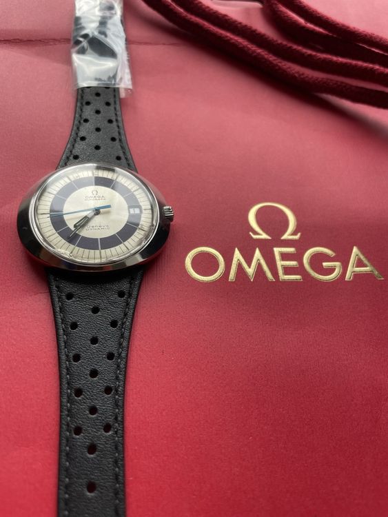Omega Geneve Dynamic Automatic Blue White Two Tone Dial (Gebraucht) in ...