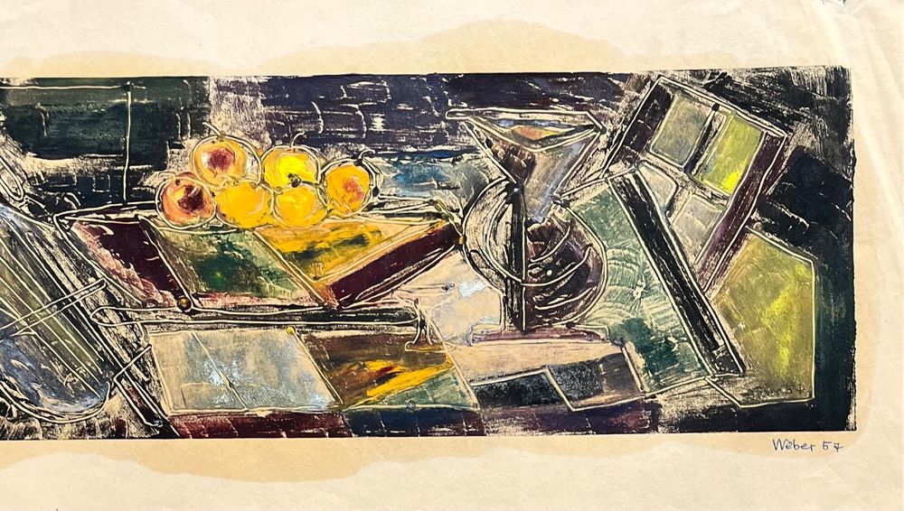 50. er. Jahre Stilleben Gemälde Signiert - Werner | Kaufen auf Ricardo