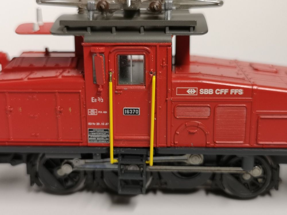 Märklin 36330 Ee 3/3 16370 SBB OVP Digital AC Rangierlok (Gebraucht) in ...