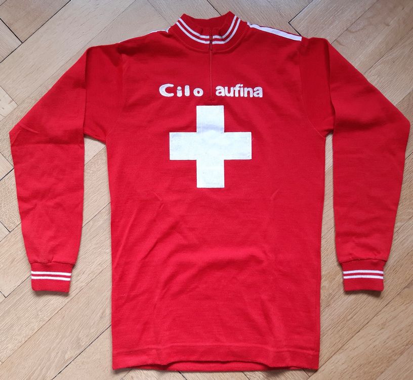 Vintage Cilo Aufina - CH Meister Bike Velo-Trikot 80er Befa (Gebraucht ...