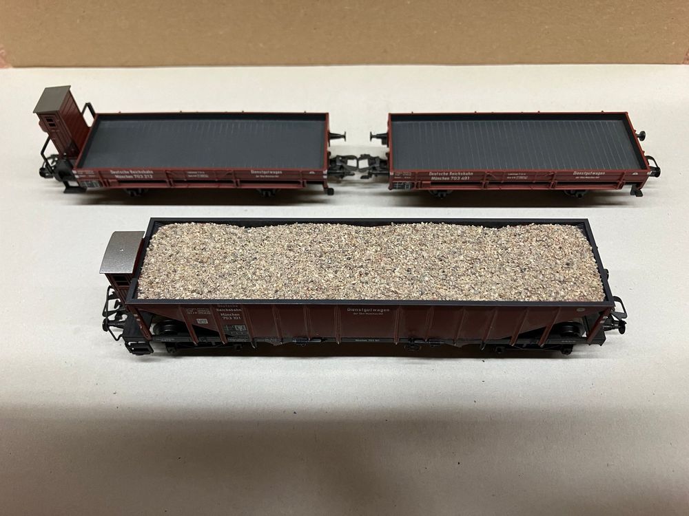Märklin 47901 Wagen-Set "Gleisbauzug mit Draisine" der DRG | Kaufen auf ...