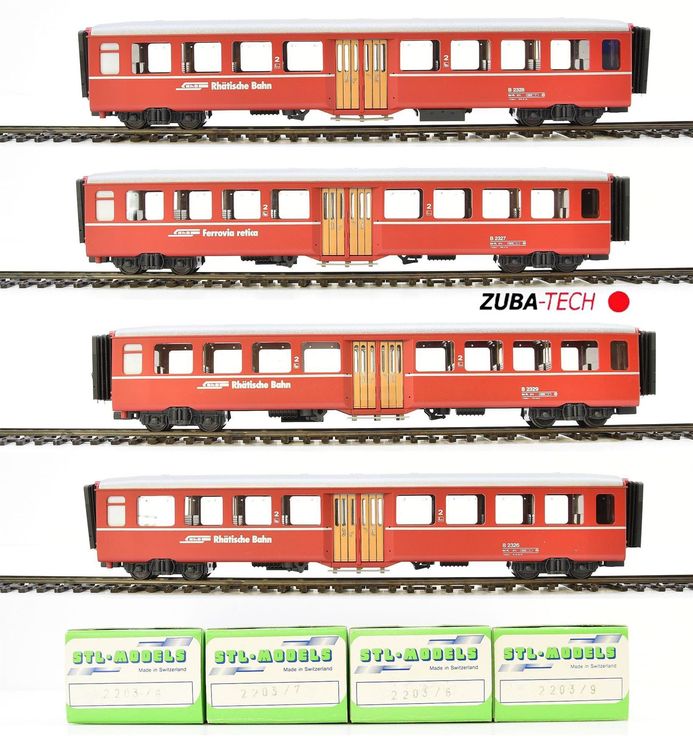 STL-Models 4x Leichtstahlwagen RhB H0m (Gebraucht) in St. Gallen für ...