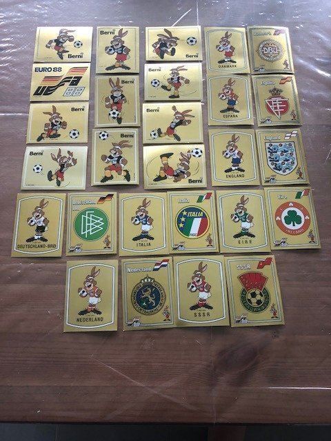 Panini EM 88 EURO 1988 WAPPEN NEU x3 (Neu und originalverpackt) in ...
