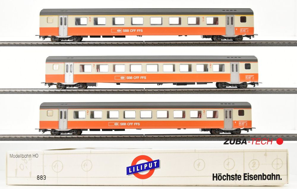 Liliput 883 Personenwagen-Set EW III Swiss Express SBB GS OV | Kaufen auf Ricardo