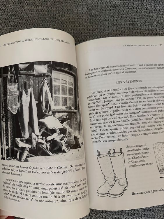 Livre La pêche au lac de Neuchâtel, Vautier (Gebraucht) in Peseux für ...