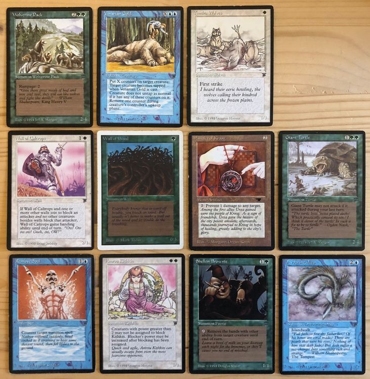 MTG - 11 Karten aus Legends, Antiquities & Unlimited | Kaufen auf Ricardo